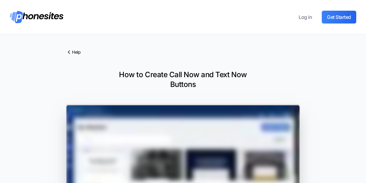 How to Create Call Now and Text Now Buttons